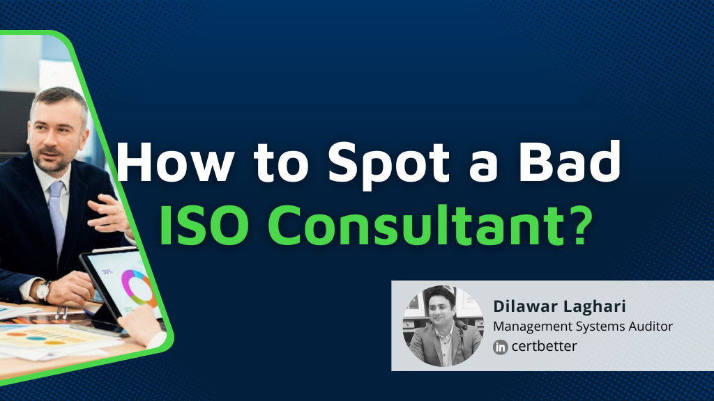 How to Spot a Bad ISO Consultant | CertBetter - CertBetter