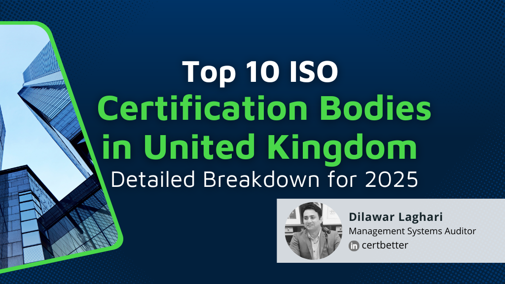 Top 10 ISO Certification Bodies UK 2026 - CertBetter